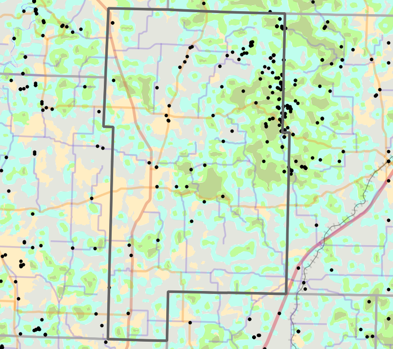 Dallas County Mo Map